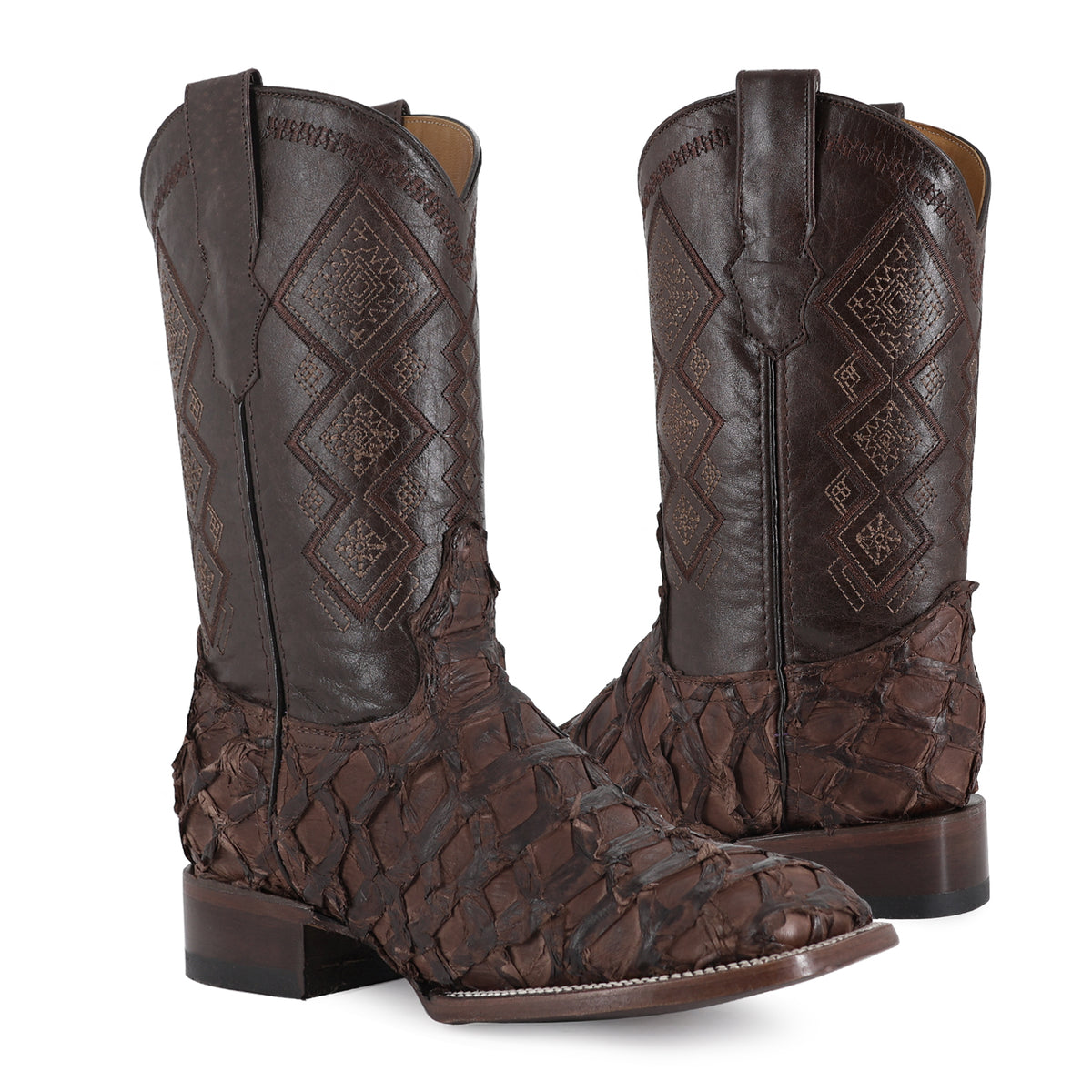 Bota Vaquera Bulldog Pescado Nobuck Cafe – Botas El Malcreado